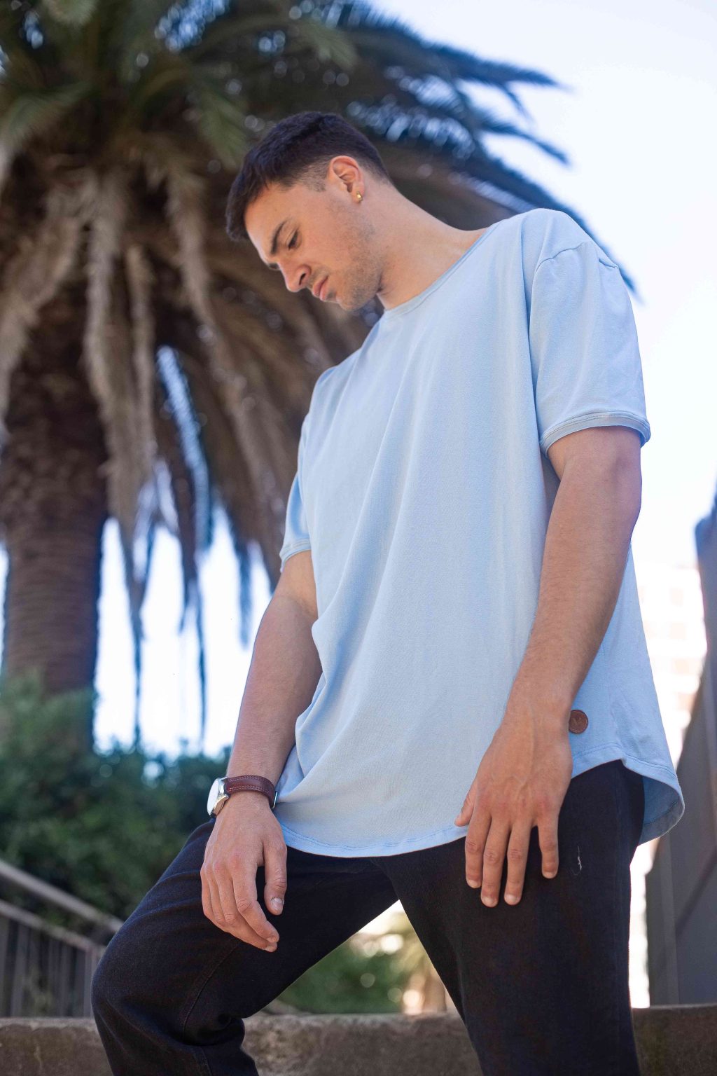 Remera Loop Celeste – vasco.com.uy
