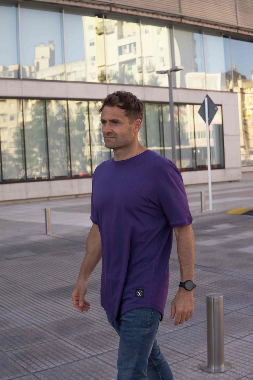 Remera Loop Violeta – vasco.com.uy